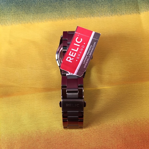Relic | Accessories | Relic Stainless Steel And Crystal Watch Nwt ...